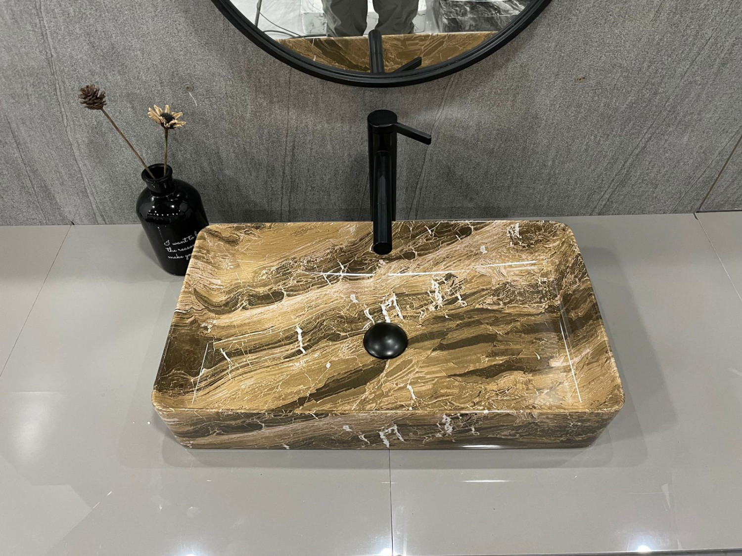 ART COUNTER TOP BASIN MARBLE M518