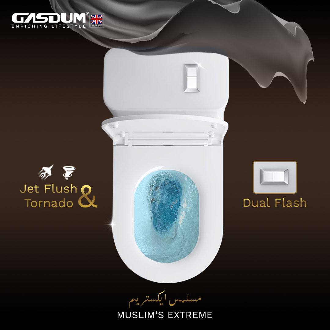 PREMIUM CERAMIC HIGH COMMODE MUSLIM EXTREME